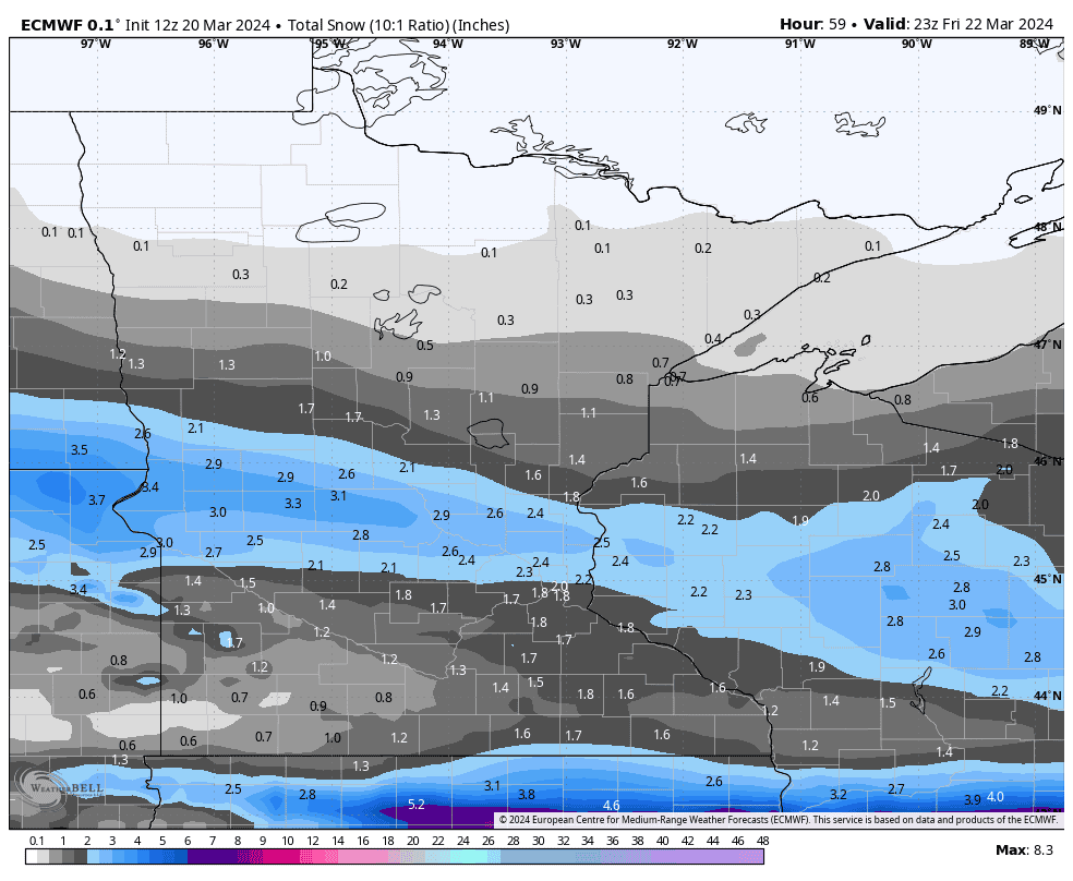 Sven Sundgaard's latest forecast for incoming snow systems - Bring Me ...