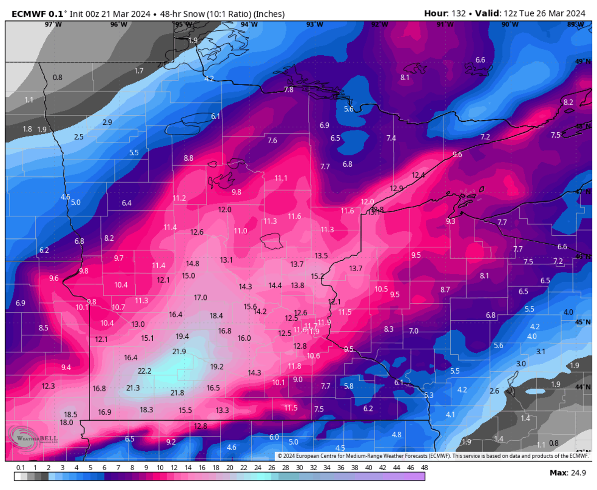 Snow latest: Round 1 Thursday night, beastly storm on track for Sunday ...