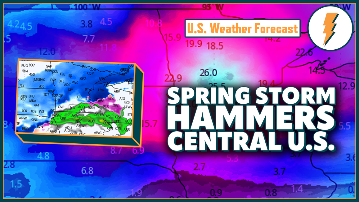Major spring storm to hammer Central US with heavy snow, severe weather ...