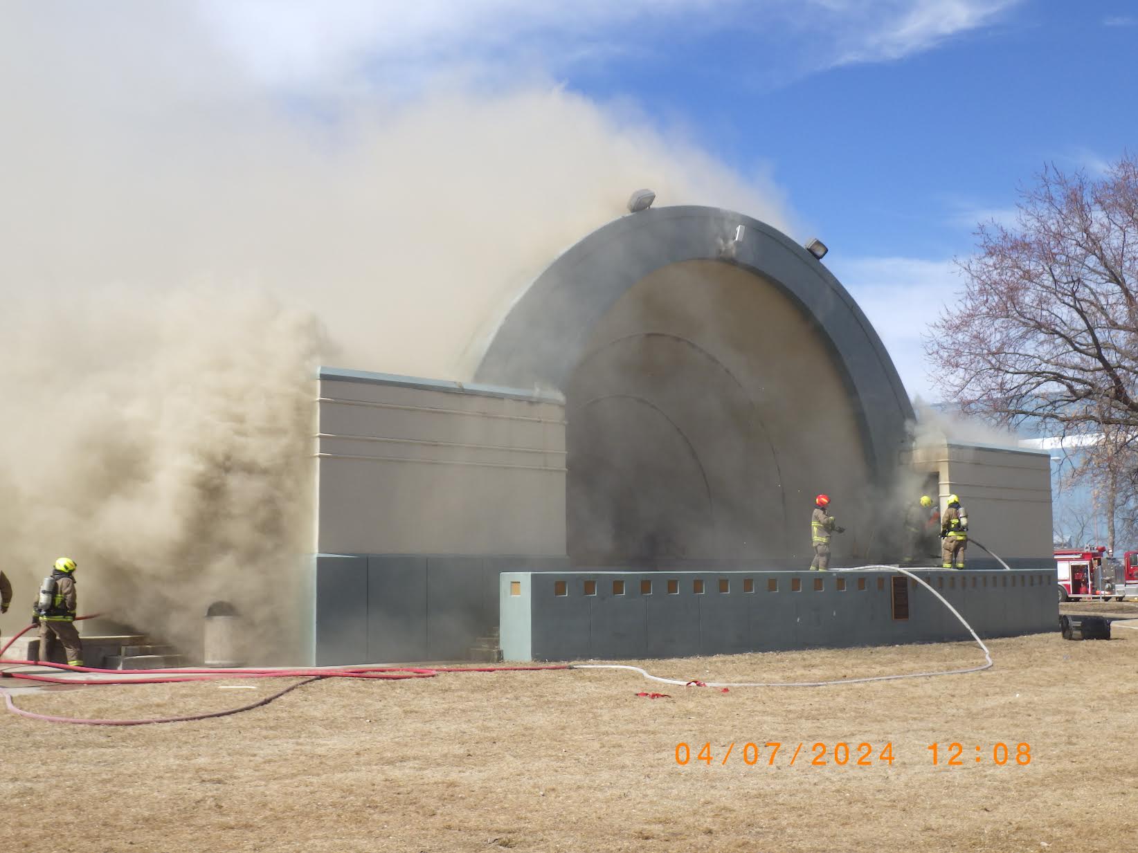 Suspicious fire damages historic International Falls bandshell - Bring ...