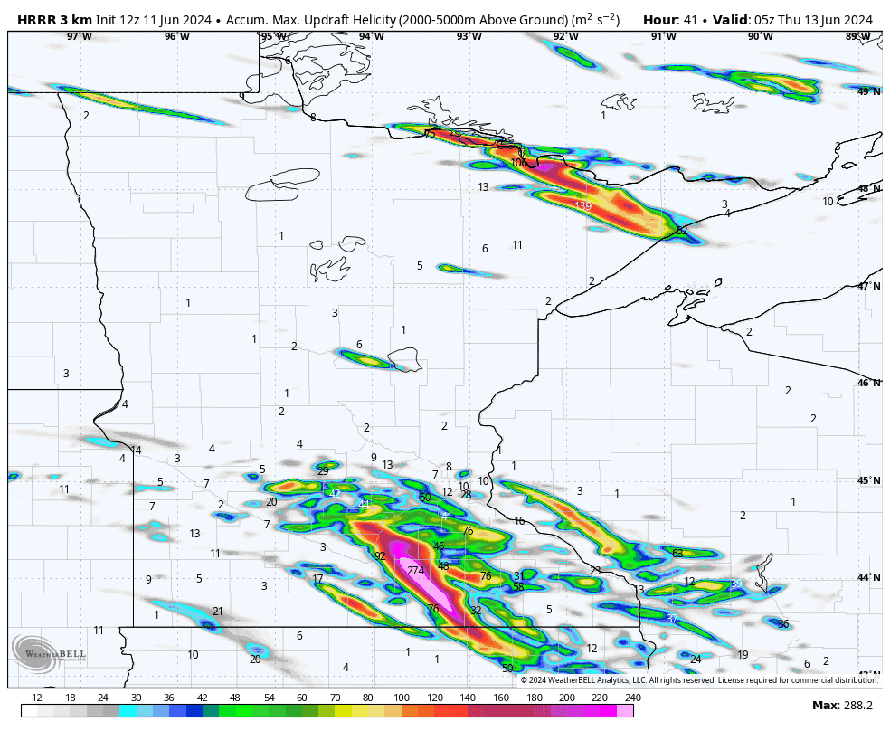 Where will severe storms hit Wednesday? Very large hail possible ...