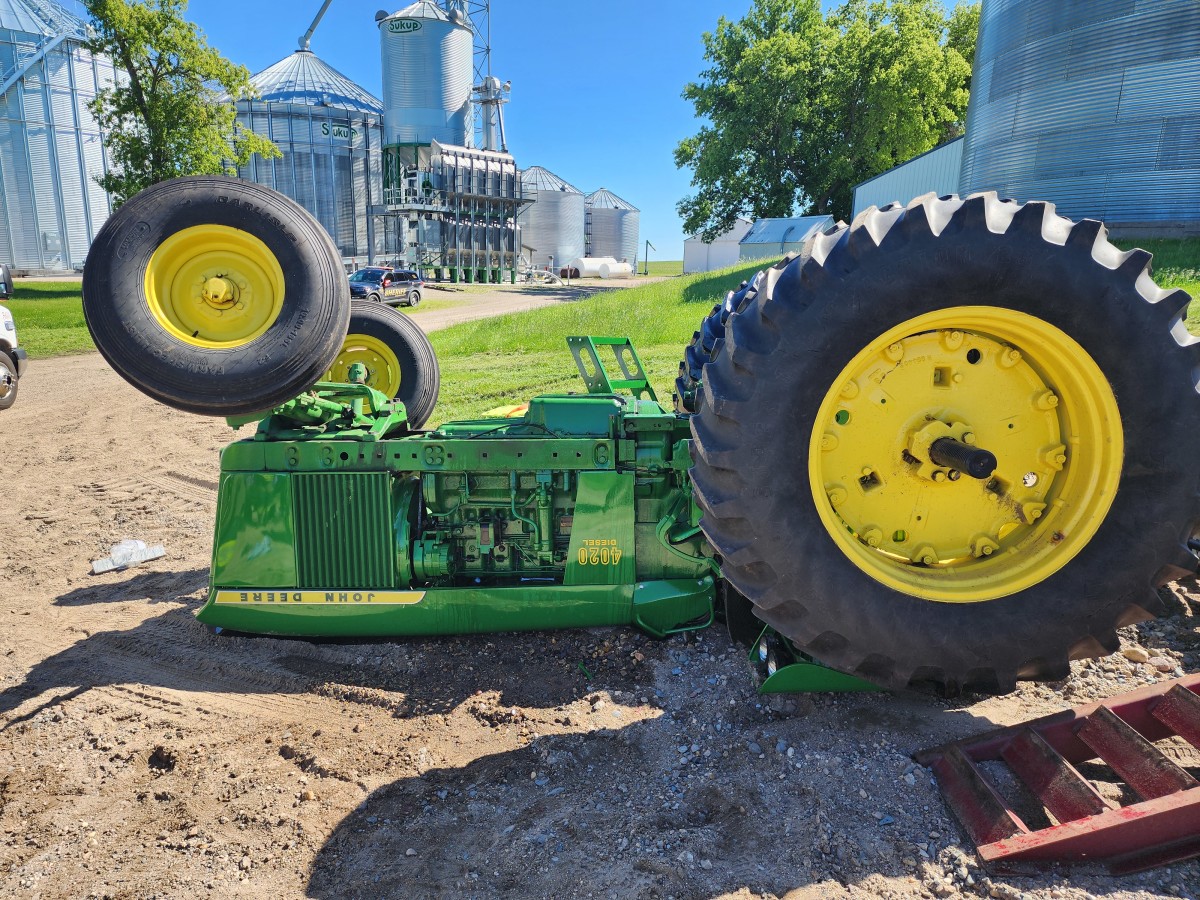 Man rescued after becoming pinned under tractor in Stearns County ...