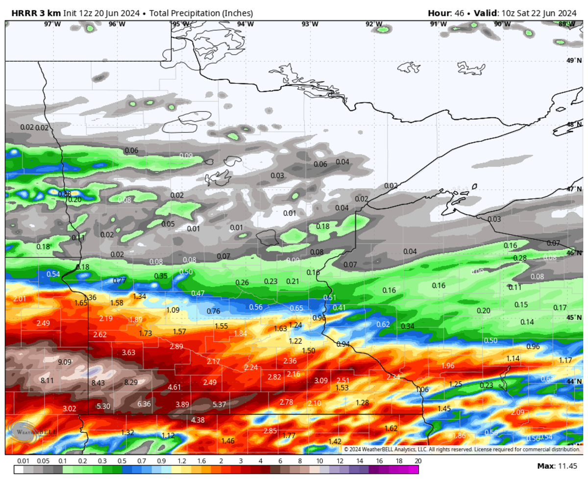 Best- and worst-case scenarios for looming heavy rain, flooding in ...