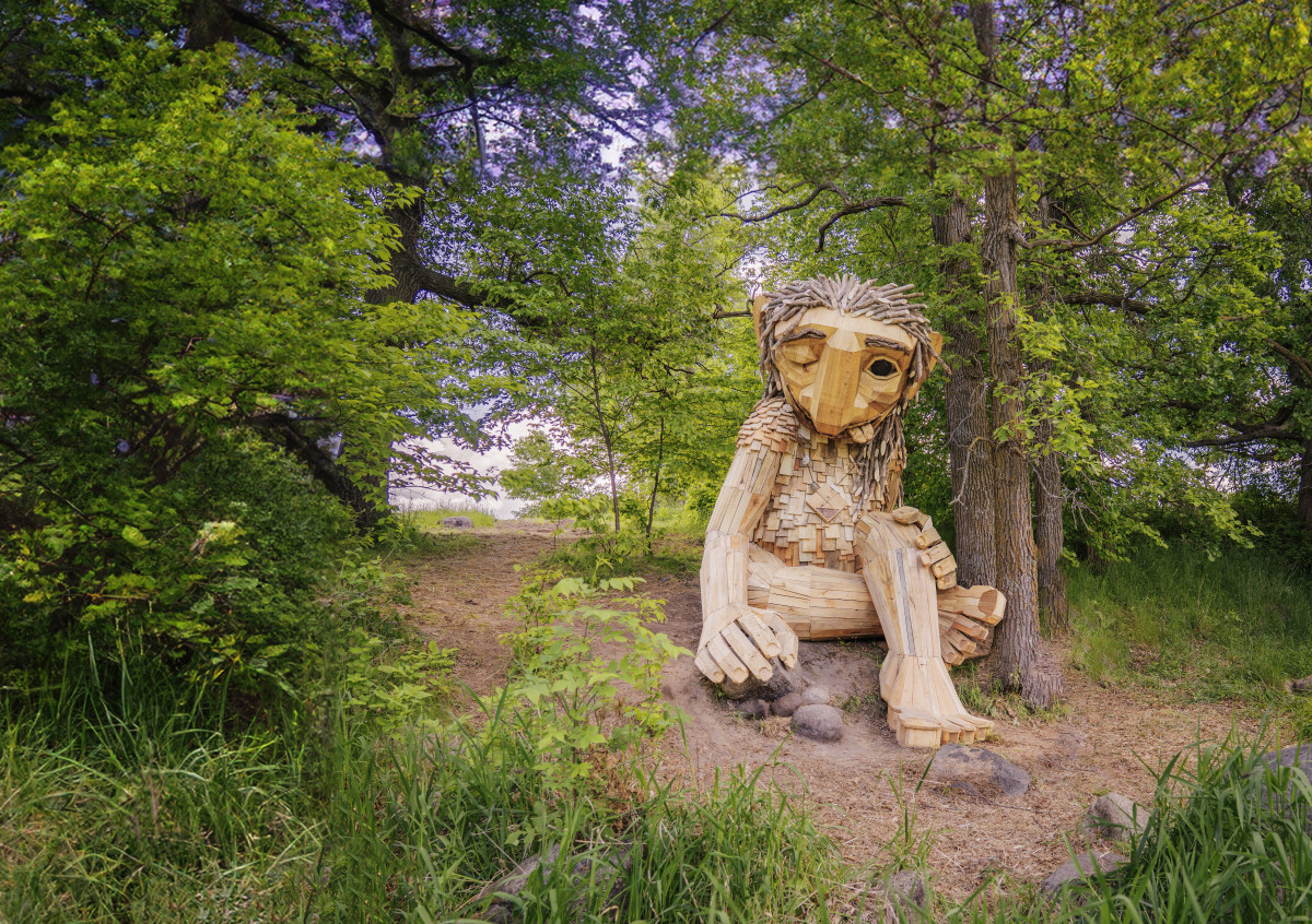 Thomas Dambo's massive, whimsical trolls have invaded Detroit Lakes ...