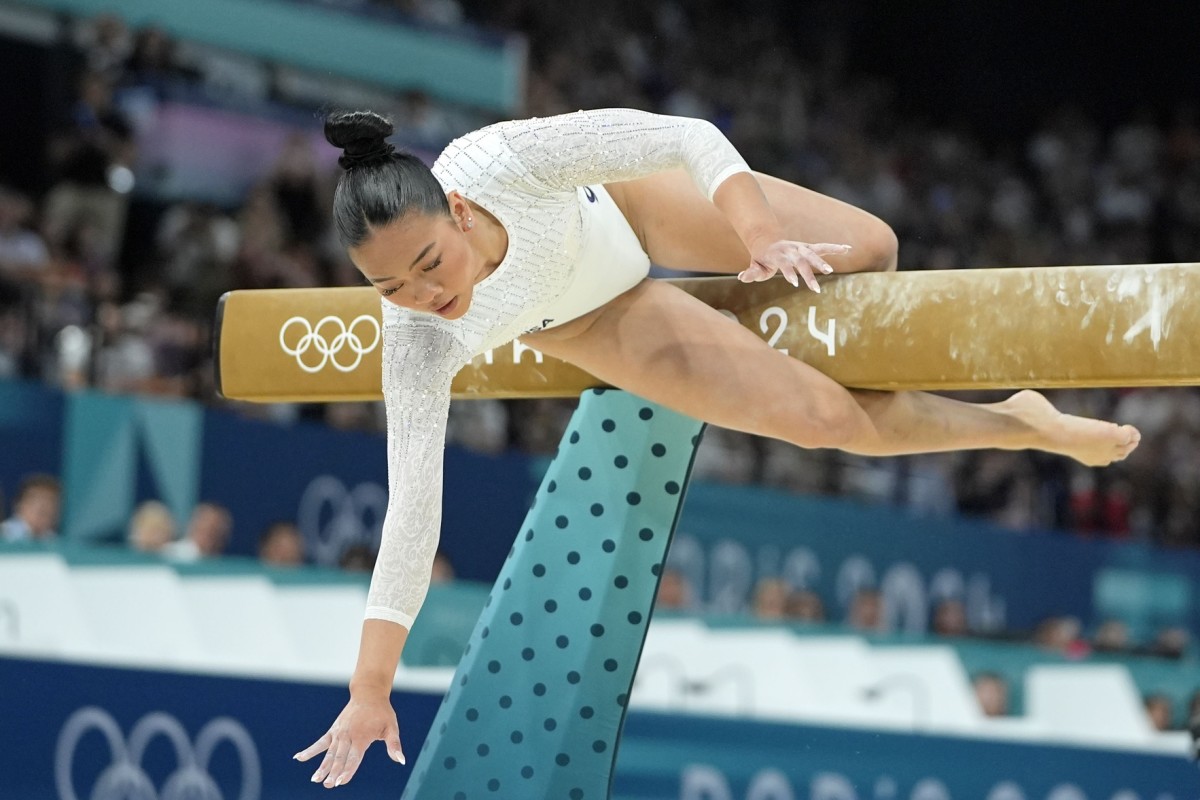 'I could literally hear myself breathing': Suni Lee, Simone Biles fall in beam final - Bring Me ...