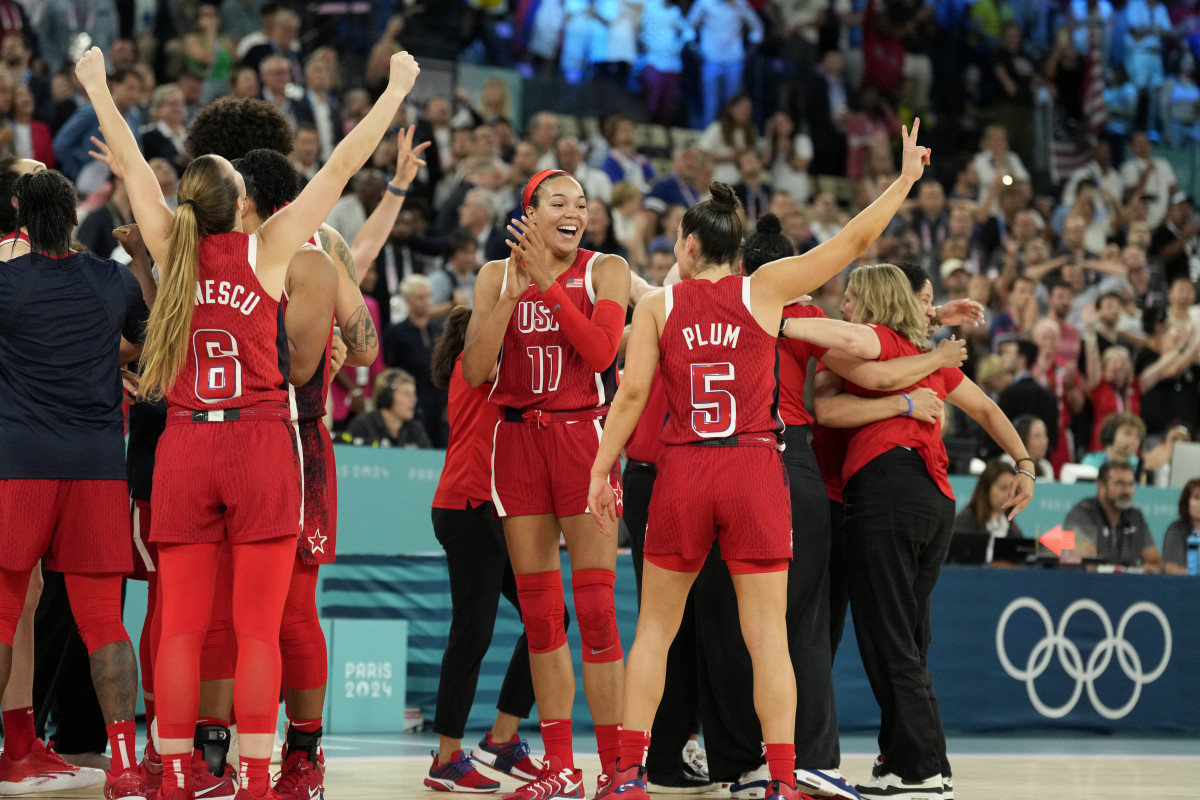 Napheesa Collier, Cheryl Reeve-led Team USA edge France for Olympic ...