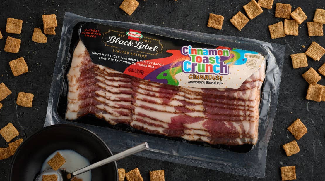 Hormel's unholy union of bacon and Cinnamon Toast Crunch hits store ...