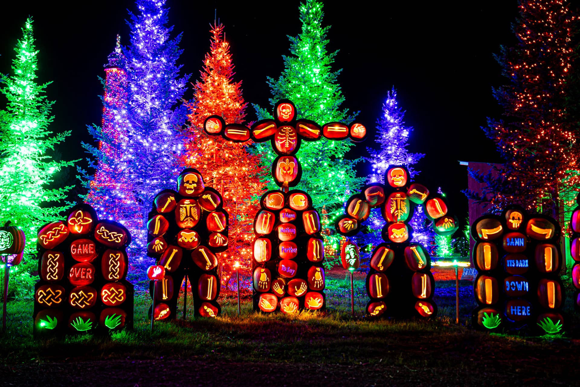 The Great Pumpkin Trail, a half-mile path of jack-o'-lanterns, opens ...
