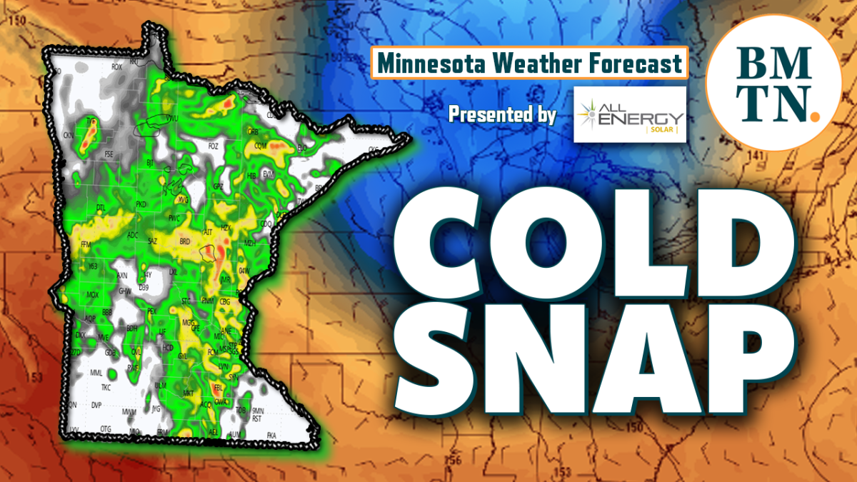 Minnesota weather forecast: Cold snap to follow Tuesday storms - Bring ... Minnesota weather forecast: Cold snap to follow Tuesday storms - Bring ...