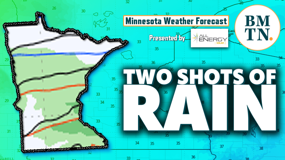Minnesota weather forecast: Two more shots of rain, snow this week ...