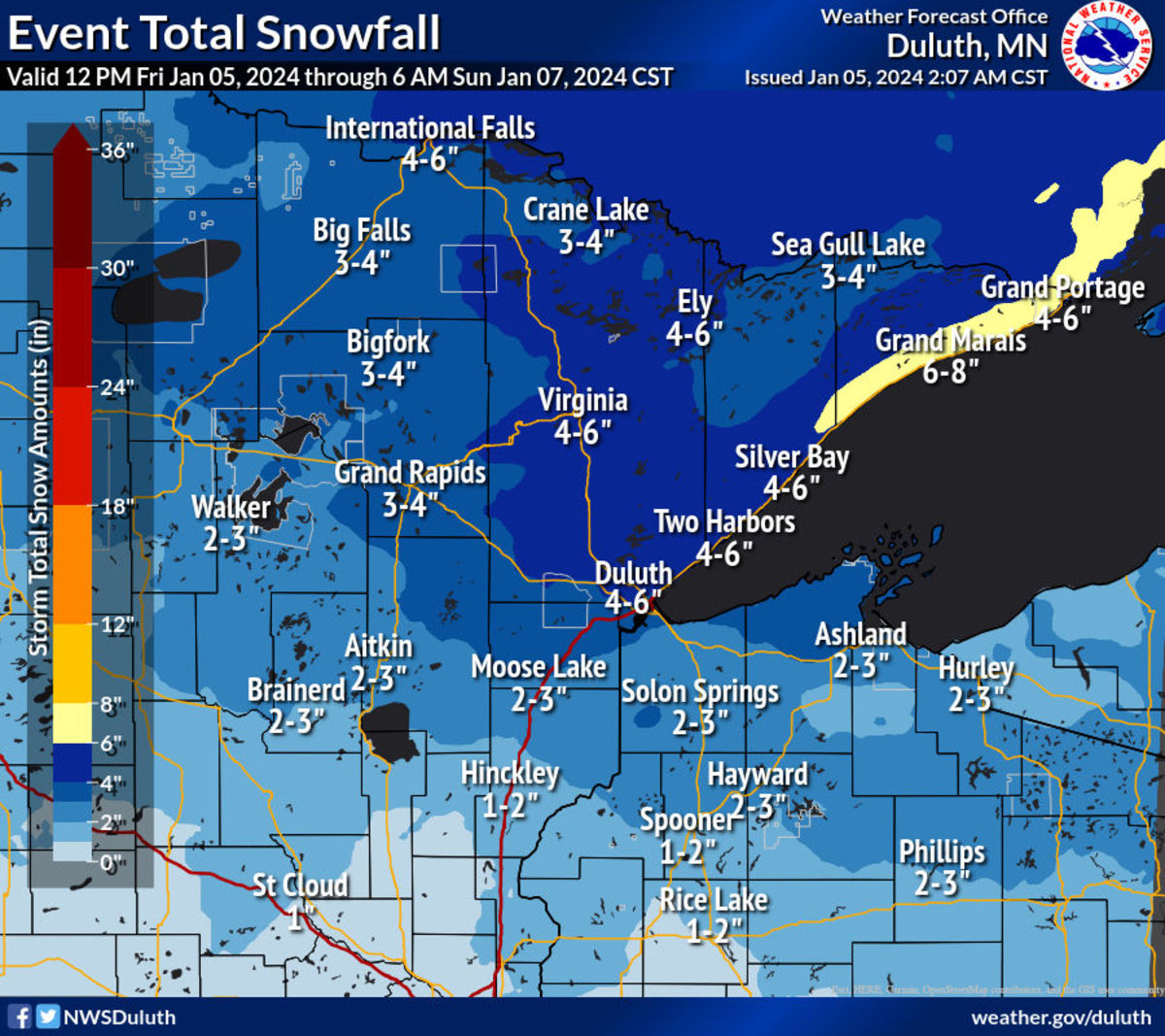 How much snow is expected in Minnesota this weekend? - Bring Me The News