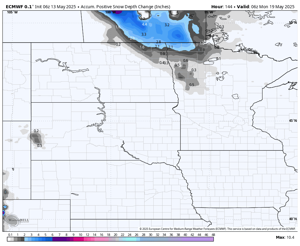 Snow is legitimately possible in northern Minnesota this weekend ...