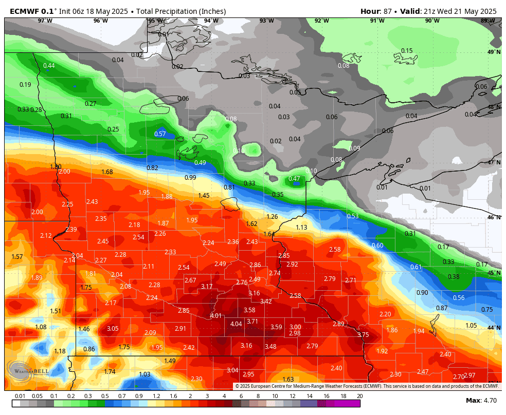 Soaking storm system to impact Minnesota early this week - Bring Me The ...