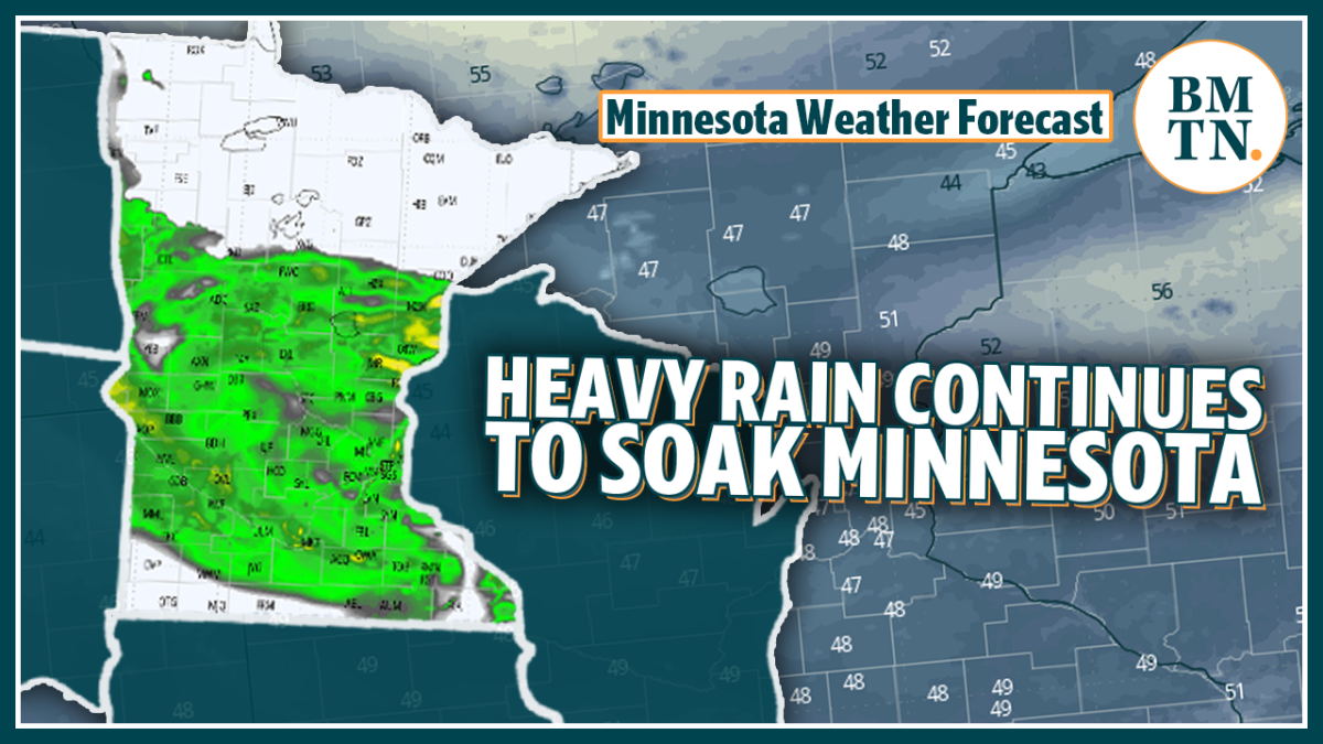 Rain swamps Minnesota through Wednesday before warming up into holiday ...