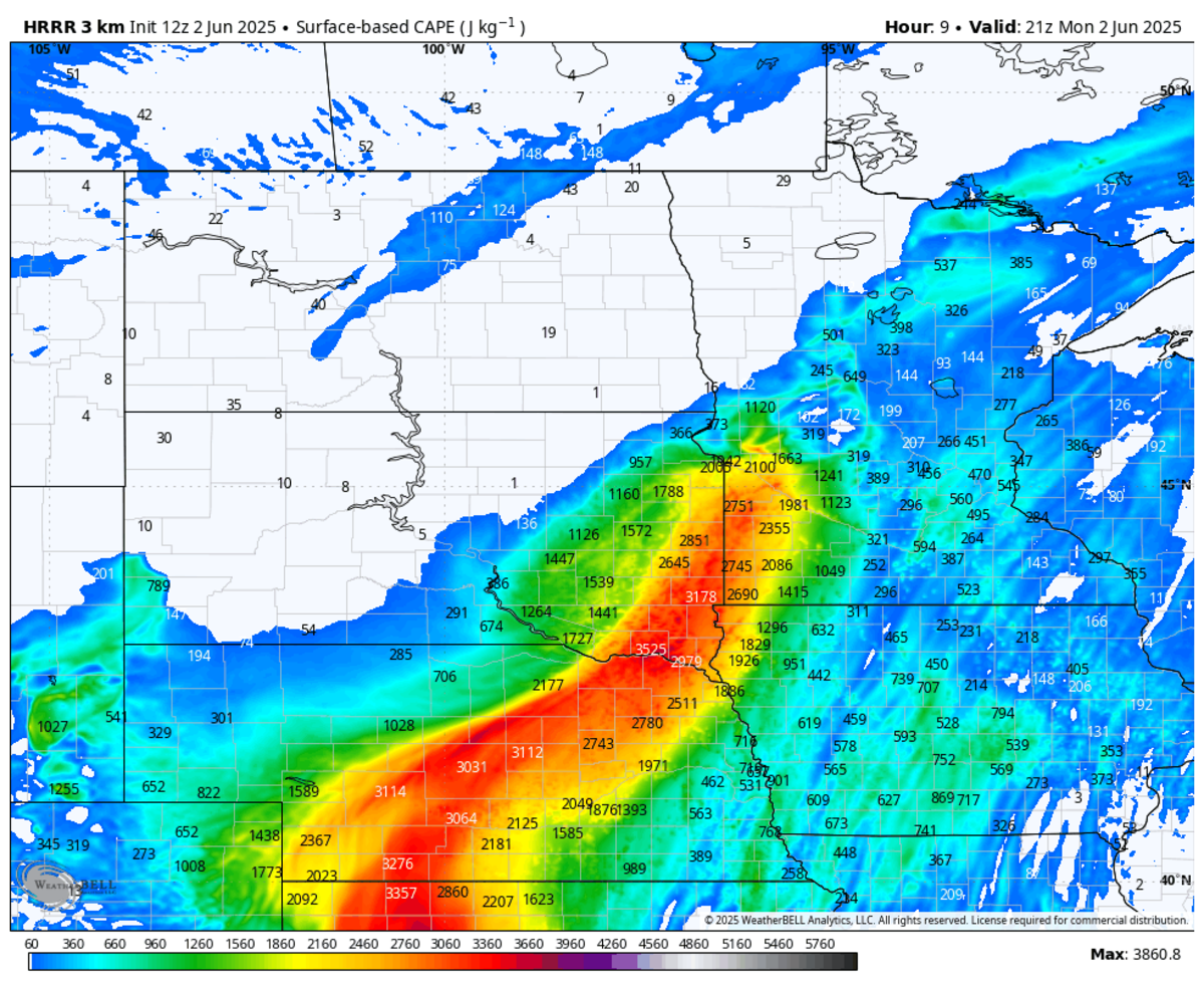 Where and when severe storms are possible in Minnesota on Monday ...