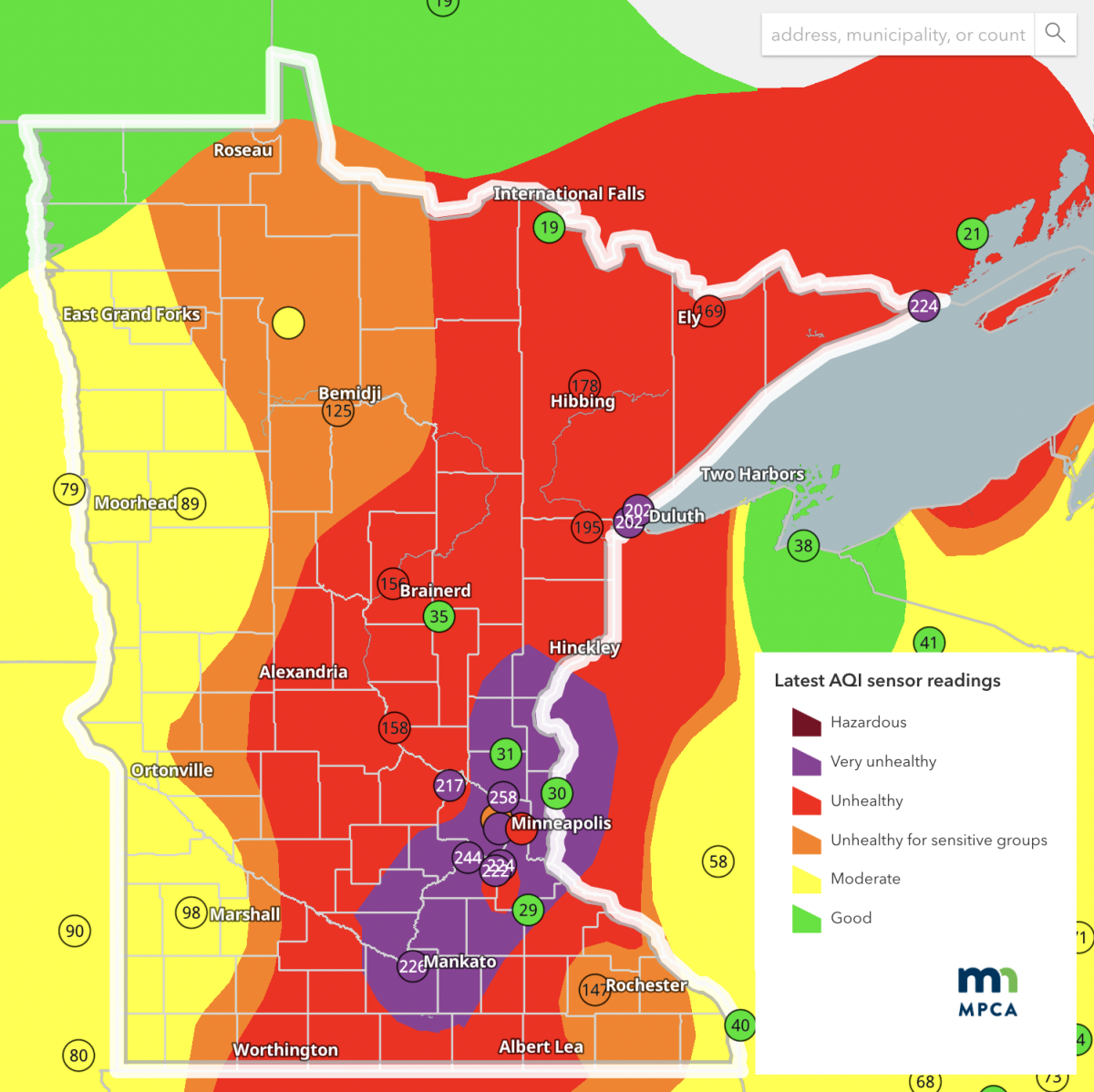 Wildfire smoke engulfs the Twin Cities and rain isn't helping - Bring ...