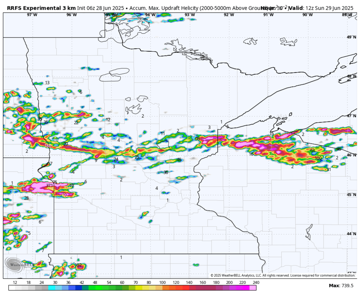 Hot, sticky, and stormy: Tornadoes and hail possible in Minnesota ...