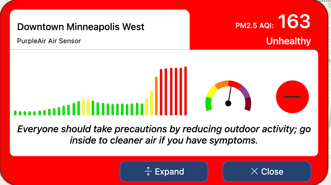Thick Canadian smoke engulfs Minnesota as air quality alert extends ...