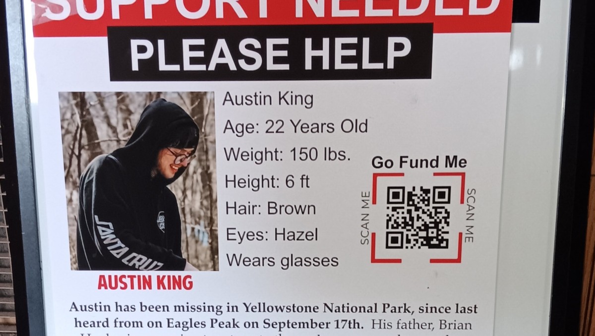 Family to resume search for missing Yellowstone hiker from Minnesota - Bring Me The News