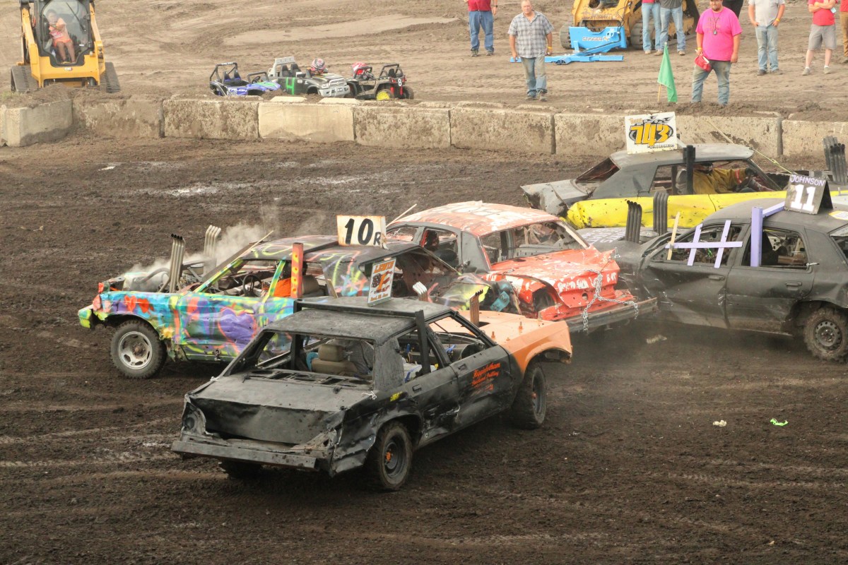 Demolition derby driver critically injured in crash at Isanti County ...
