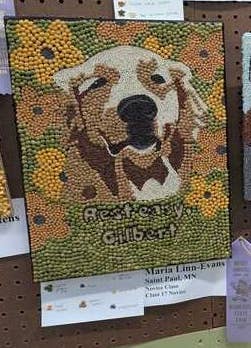 Seed art submissions pay tribute to Hortmans, family dog Gilbert ...