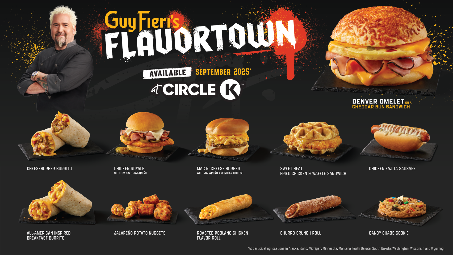 Guy Fieri has a new line of over-the-top, 'Flavortown-inspired' food at ...