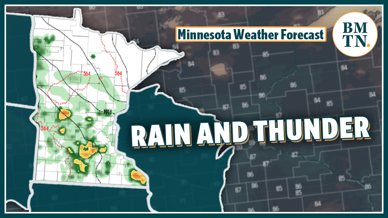 Hot and humid before rain and thunder chances return to Minnesota ...