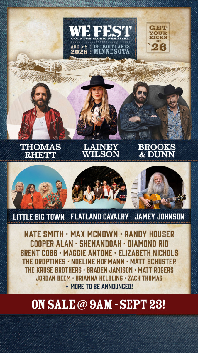 WE Fest reveals 2026 lineup featuring Grammy-winning headliners - Bring Me The News