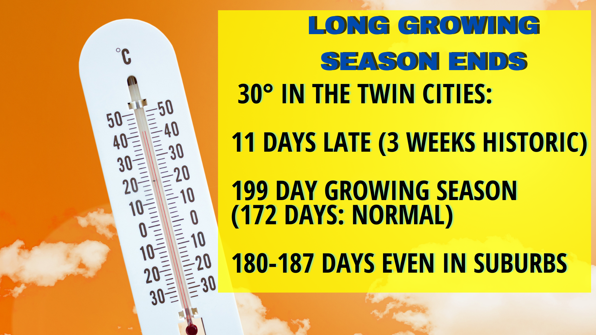 Frost finally hits Twin Cities, ending one of the longest growing ...