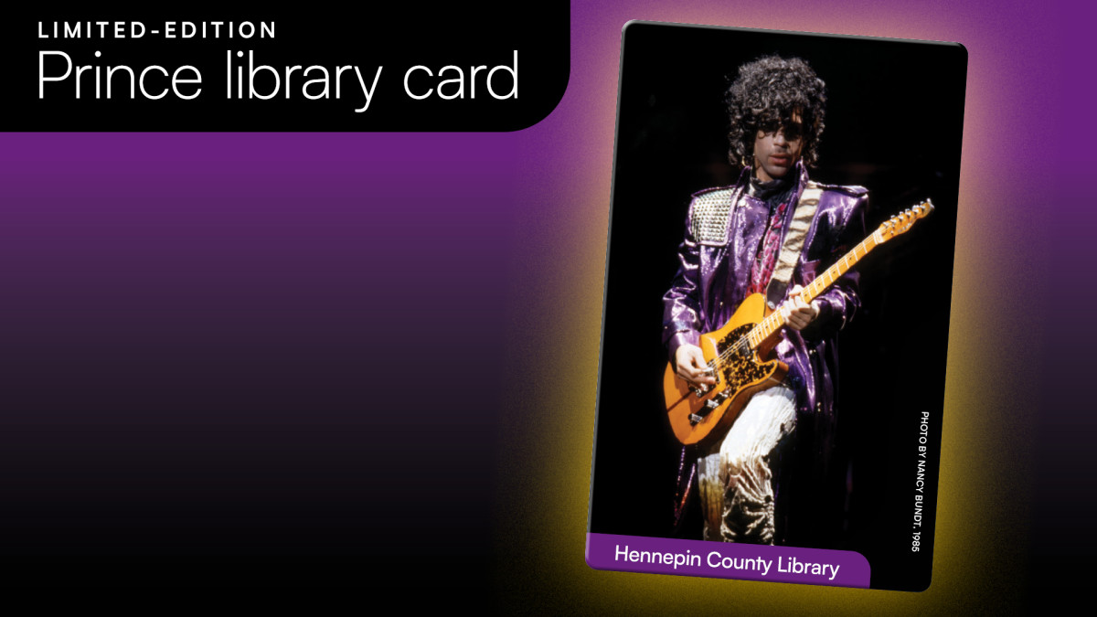 Limited edition Prince library cards just dropped in Hennepin County ...