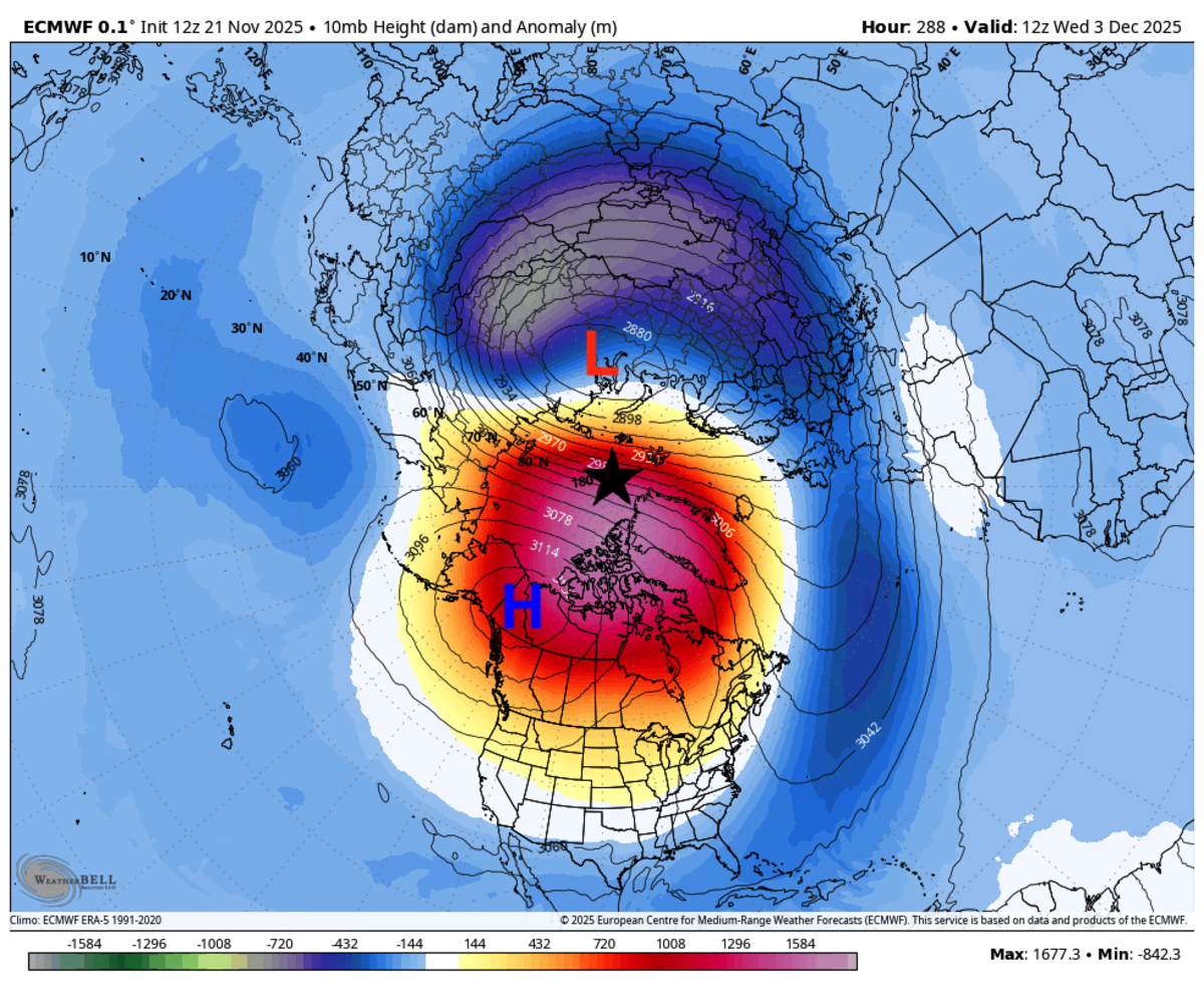 A polar vortex disruption not seen this early in 25 years could hit ...