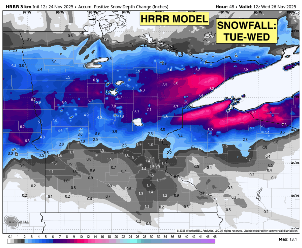 What will the snowstorm bring to greater Minnesota, the Twin Cities ...