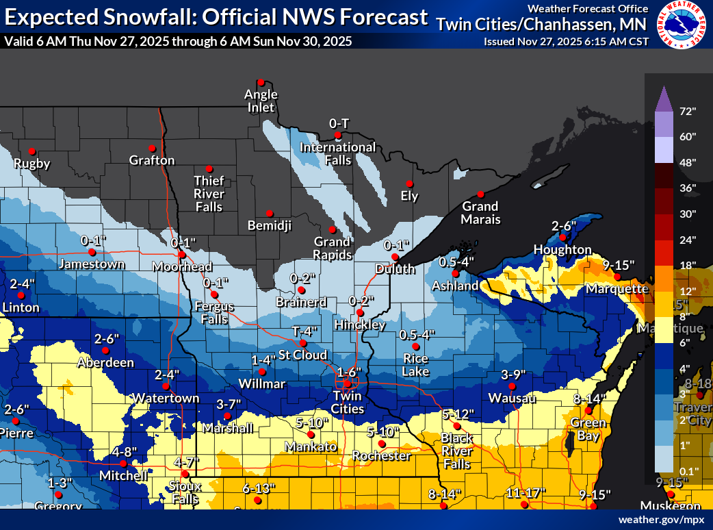 Winter storm watch issued ahead of 'long duration snow event' in ...