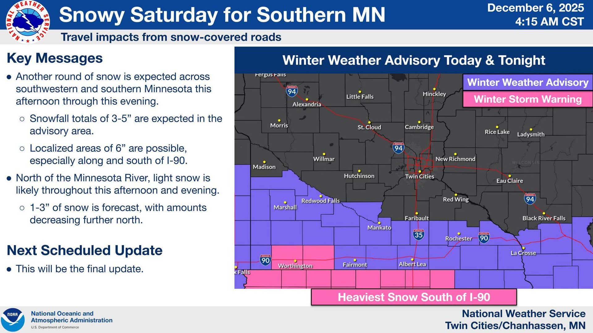 How much snow will fall in Minnesota during Saturday's storm? - Bring ...