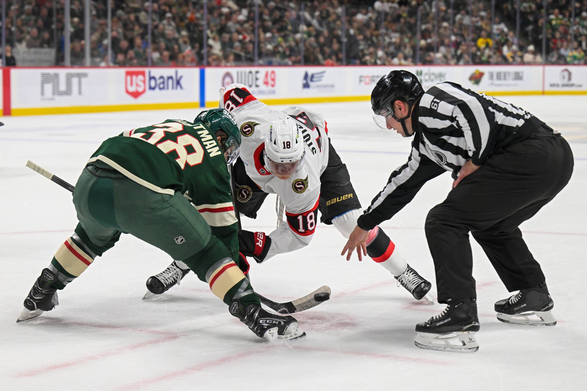 Late goal from Joel Eriksson Ek leads Wild over Senators - Bring Me The ...
