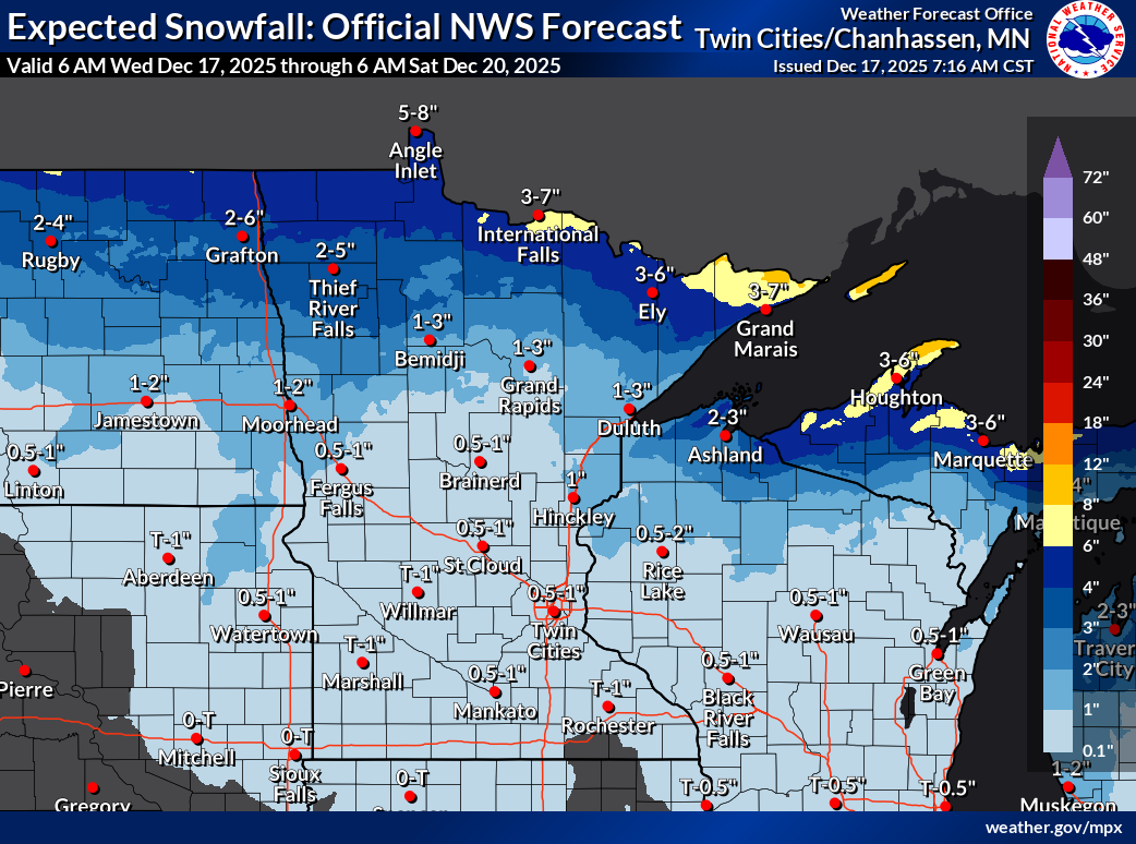 Strong system to bring rain, snow, blizzard, flash freeze to Minnesota ...