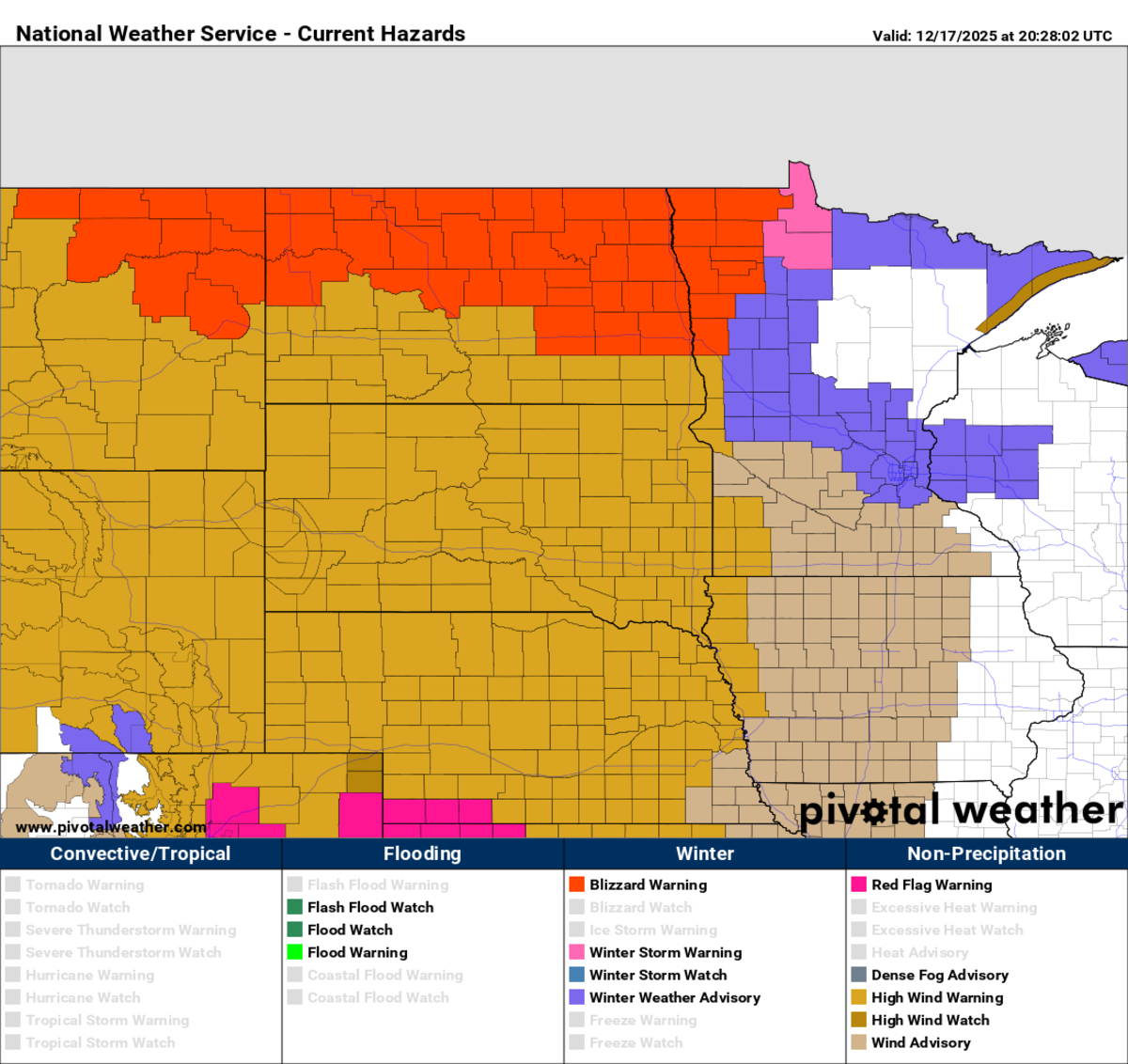Blizzard warnings in northern MN, advisory in Twin Cities ahead of ...