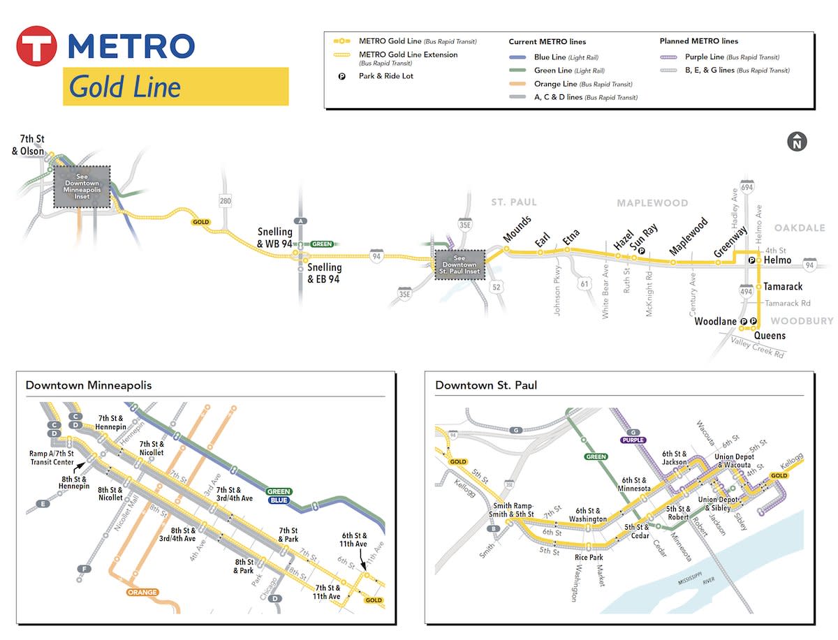 East metro bus rapid transit route will be extended to Minneapolis ...