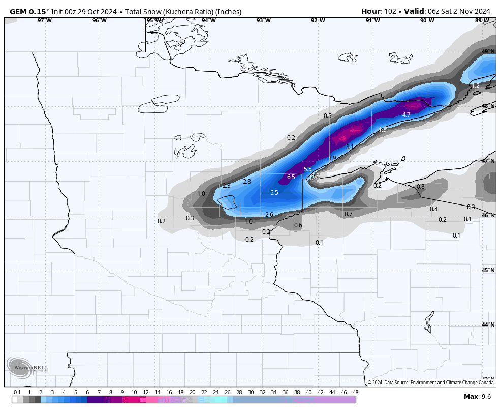 Halloween snow in Minnesota and a cold trick-or-treating forecast ...