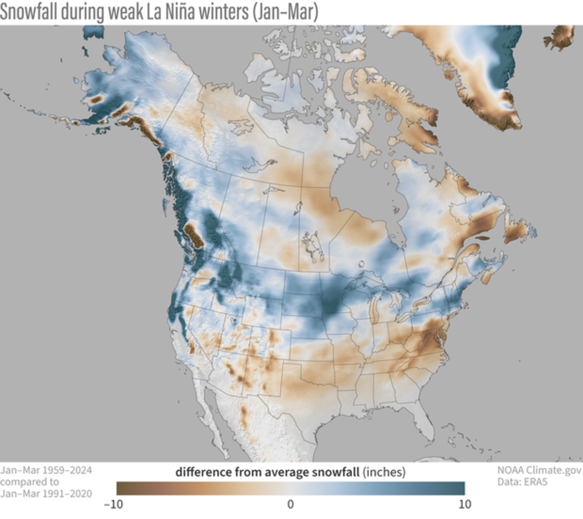 Potential for a snowy Minnesota winter thanks to a weak La Niña ...