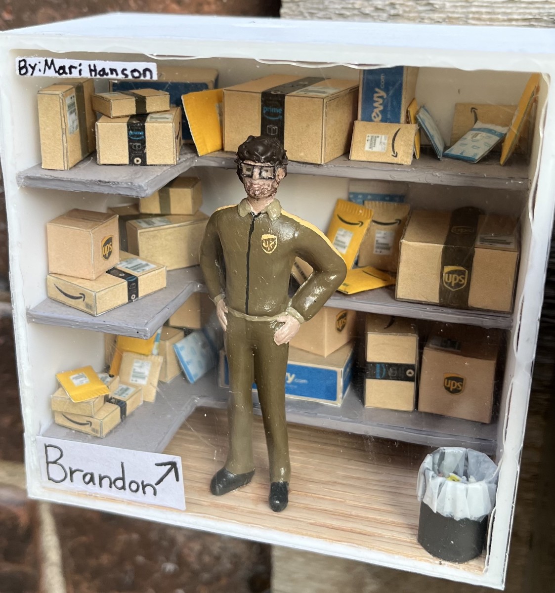 Red Wing teen goes viral for miniature sculpture of UPS driver - Bring ...