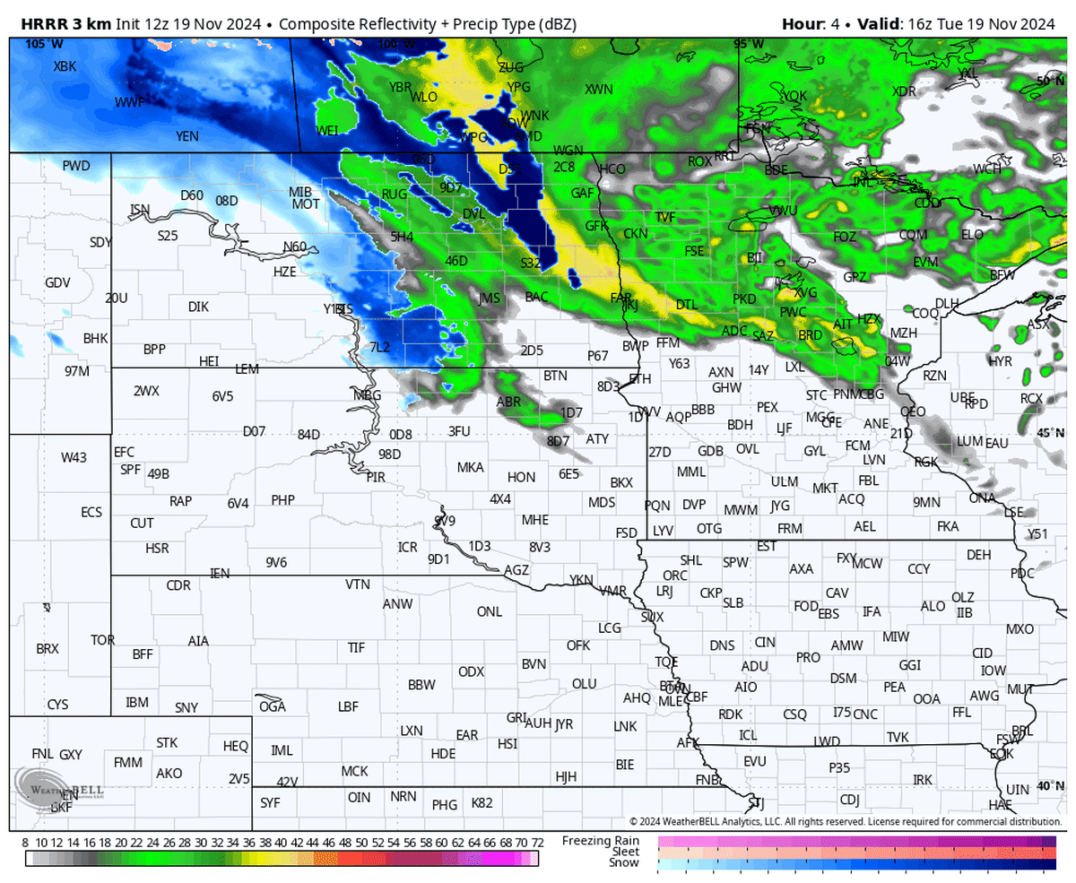 Flakes to fly in Minnesota with accumulations possible northwest; 'full ...