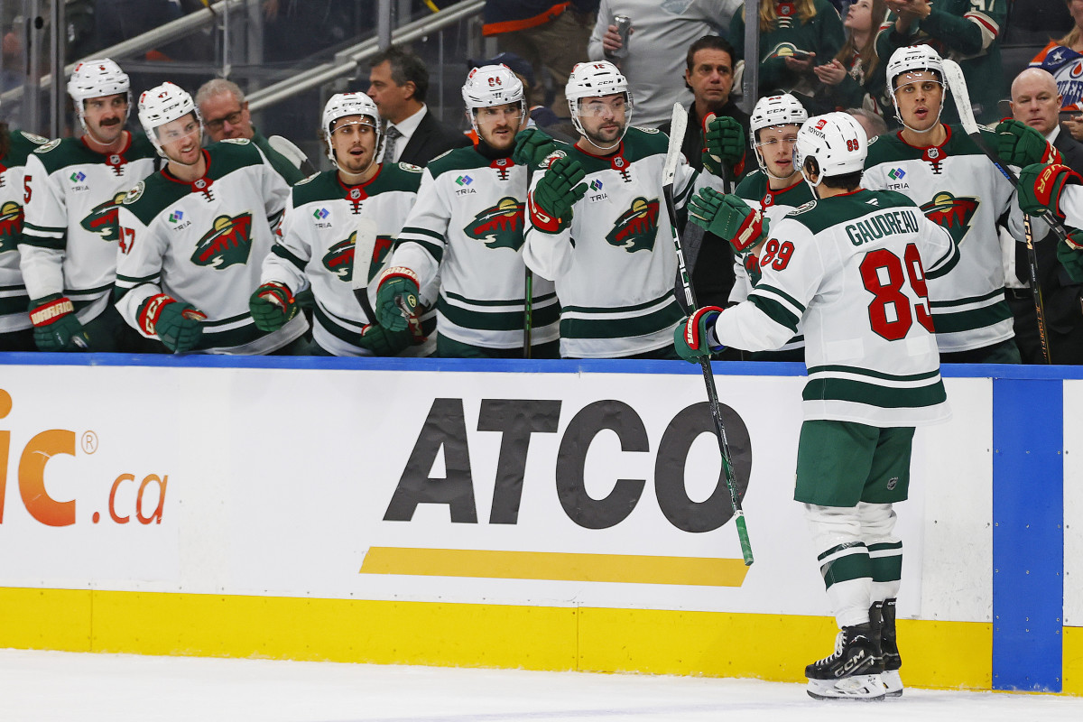 Freddy Gaudreau scores twice as Wild cruise to win over Oilers - Bring ...