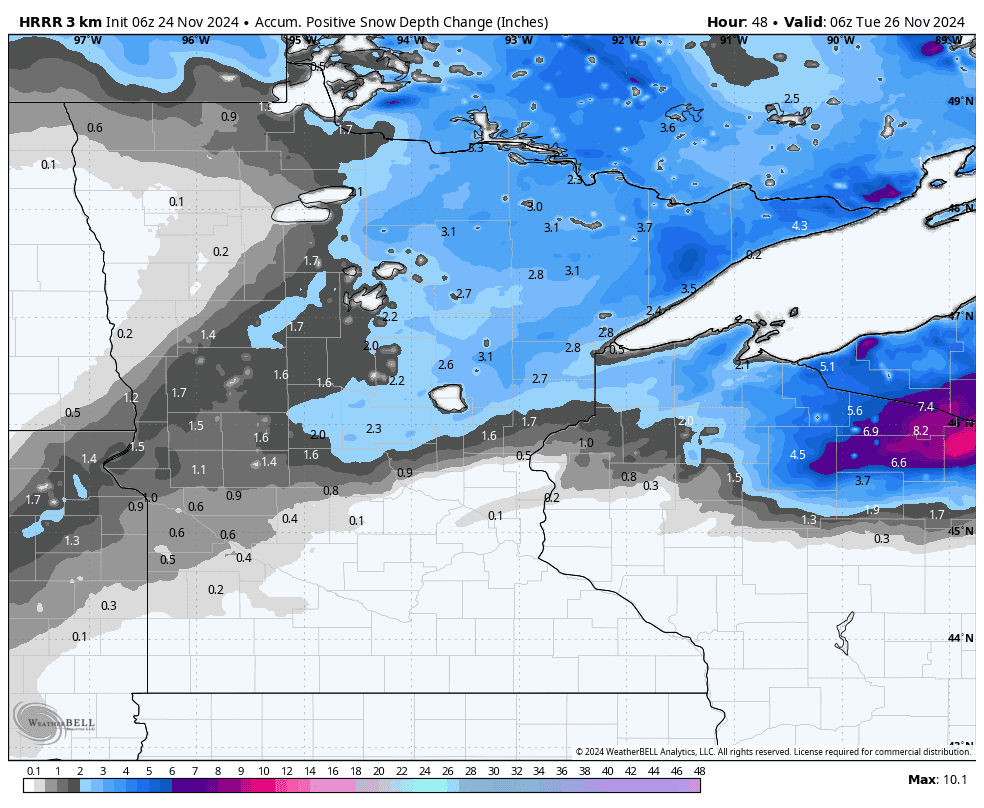 Rain to snow Sunday night in Minnesota; Siberian Express to deliver ...