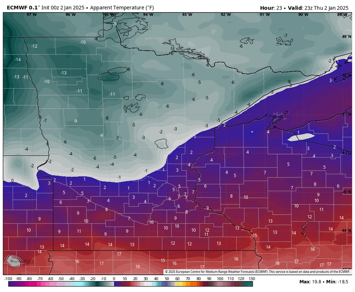 Giant snowstorm set to rip across the country, missing Minnesota ...