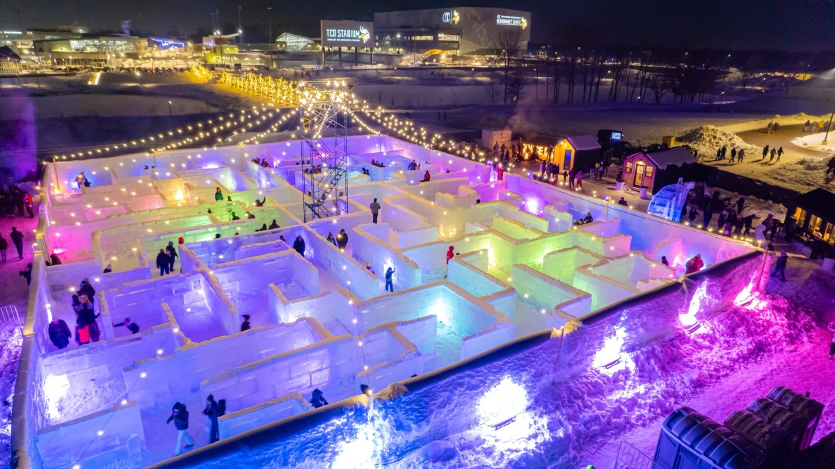 World's largest ice maze opens with Guinness World Record certification ...