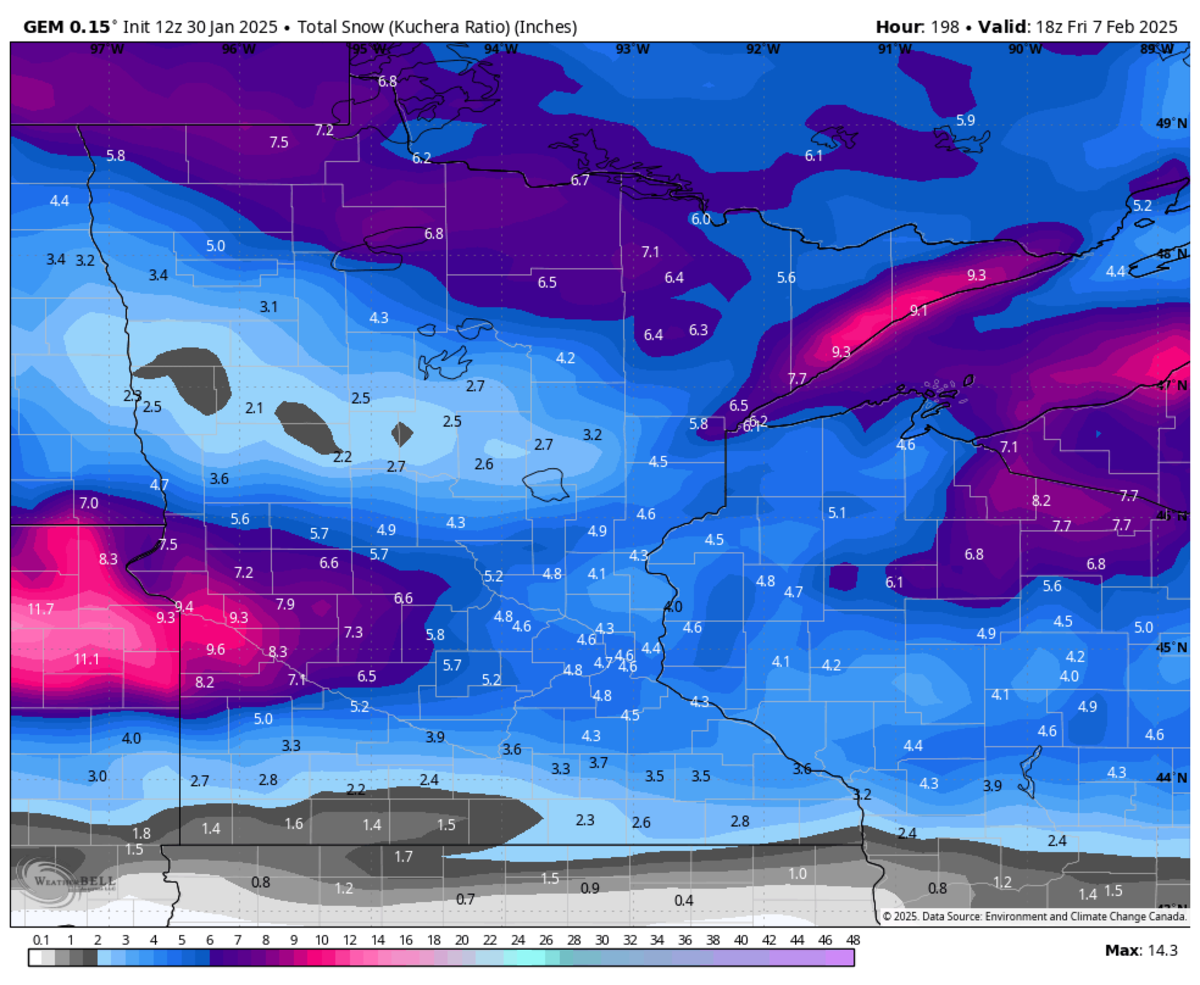 Several chances for snow as winter ramps up in Minnesota next week ...