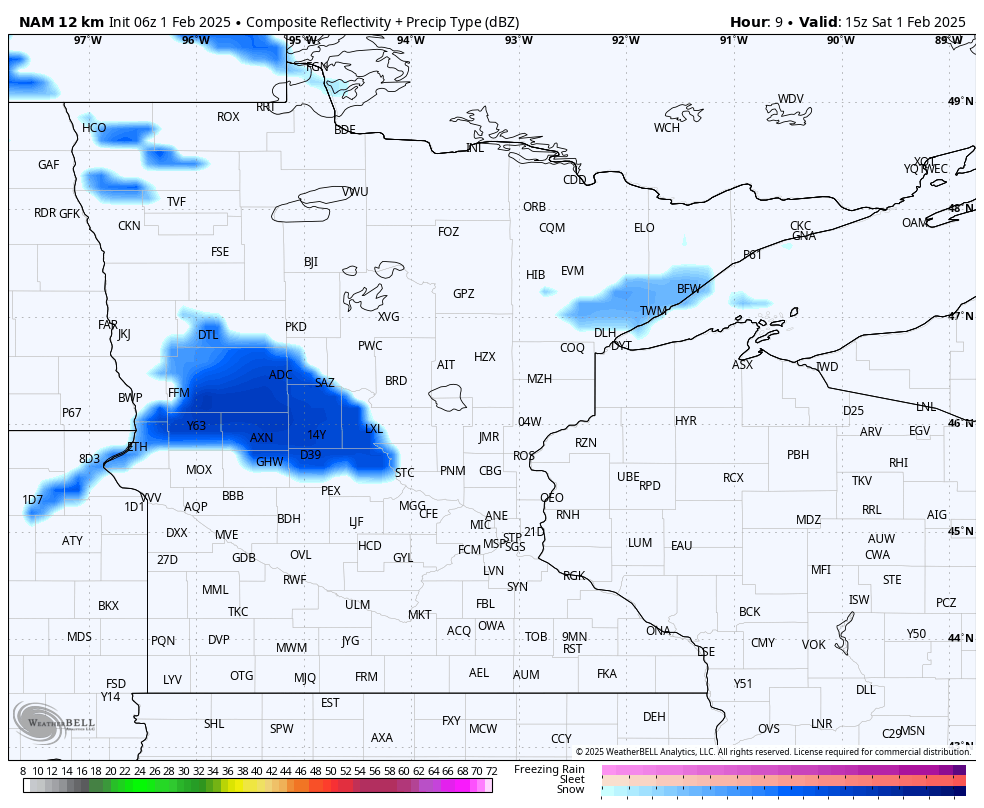 Double-digit snow totals possible over the next week in Minnesota, NWS ...