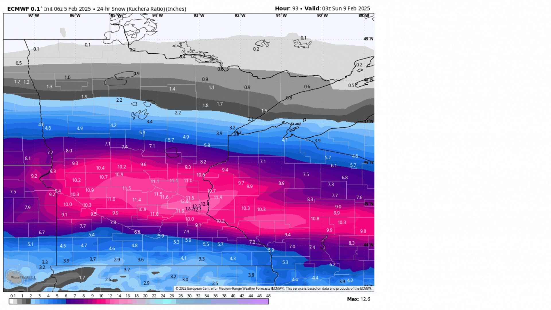 Winter storm watch: Models backing off on snow, track is wobbling ...