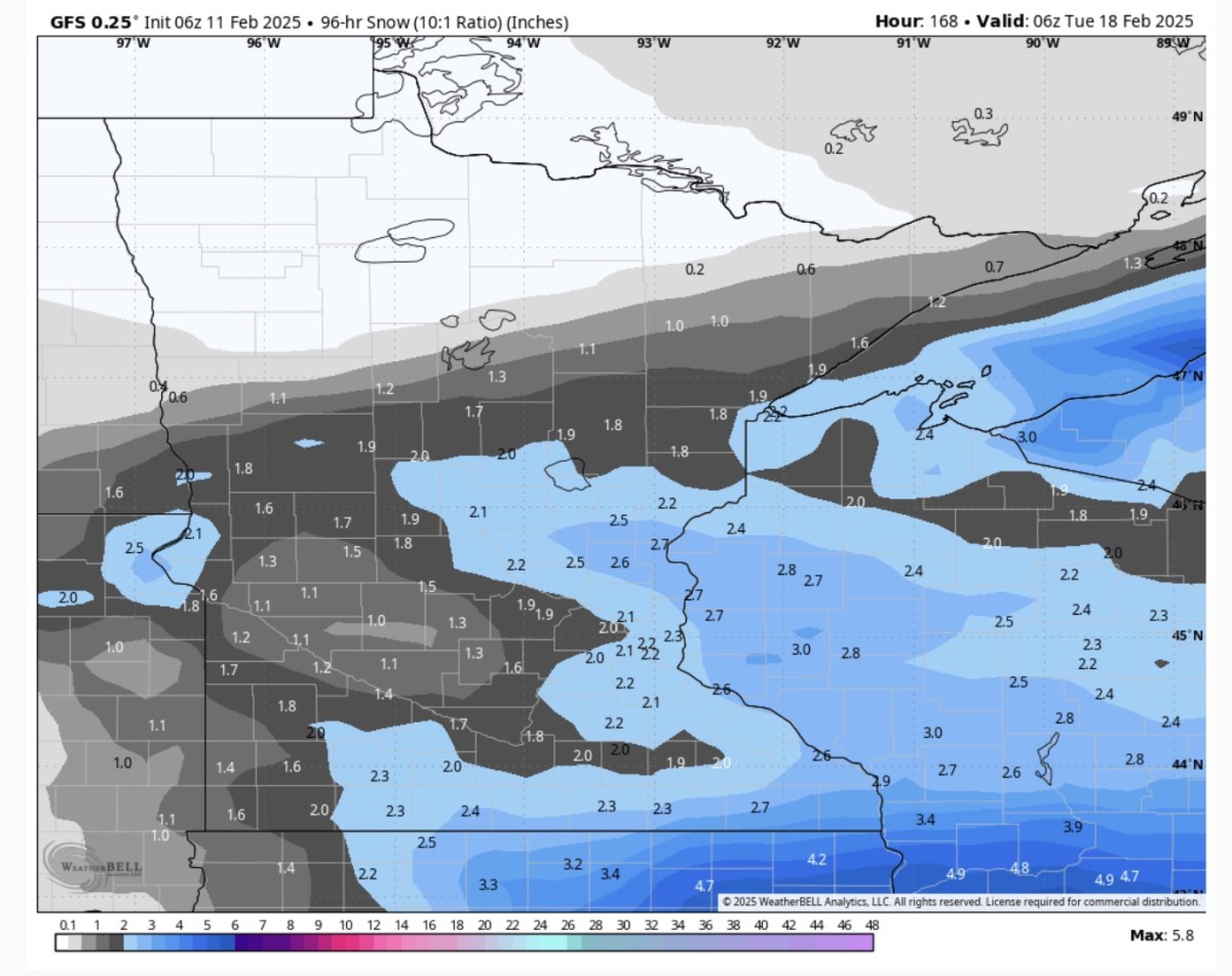 Winter system could bring 'plowable snow' to Minnesota on Friday ...
